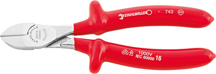 Stahlwille 66007180 180mm VDE Side Cutters | Heamar